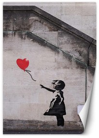 Gario Fototapeta Banksy dívka s balónem Materiál: Vliesová, Rozměry: 100 x 140 cm