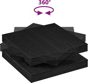 Konferenční stolek otočný o 360º černý dub 90x90x34,5 cm 3321352