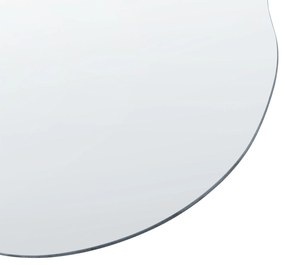 Nástěnné zrcadlo 50 x 55 cm stříbrné BAGNEUX Beliani