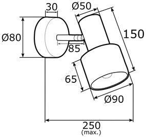 Argon Argon 4315 - Nástěnné bodové svítidlo DORIA 1xE27/15W/230V zelená/mosaz AR4315