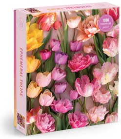 Galison Puzzle Pomíjivé tulipány 1000 dílků