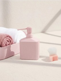 Sinsay - Dávkovač mýdla s rýhovanými stěnami - pastelová růžová