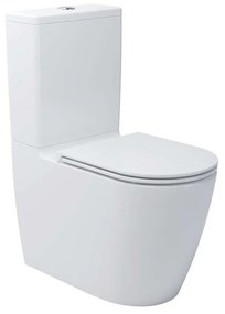 kielle Oudee - WC kombi set s nádržkou a sedátkem softclose, Vortex, bílá 30202000