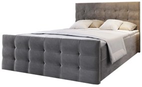 Expedo Čalouněná postel boxspring SAIMON + topper, 160x200, Cosmic 160