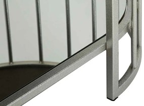 Designový konferenční stolek Eilonwy 90 cm stříbrný