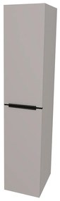 Mereo Mereo, Mailo, koupelnová skříňka vysoká 170 cm, černé madlo, Multidecor, CN594LPBARS1