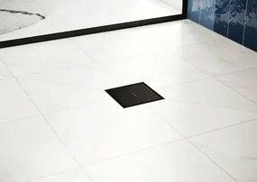 Hansgrohe RainDrain Point - Podlahová vpust | 15x15 cm | matná černá