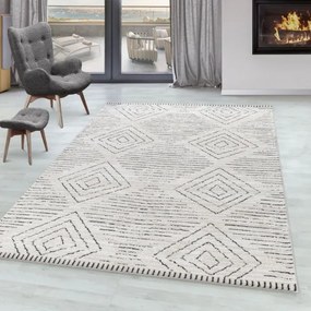 Vopi | Kusový koberec Taznaxt 5106 cream - 80 x 250 cm