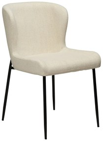 Krémová jídelní židle Glam – DAN-FORM Denmark