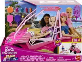 MATTEL Barbie Plážová bugina růžová / Hračka pro panenky / Pro 4 panen