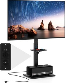 Costway Televizní stojan pro 32-70 palcové ploché a zakřivené televizory až