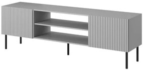 Světle šedý RTV stolek ASENSIO 1