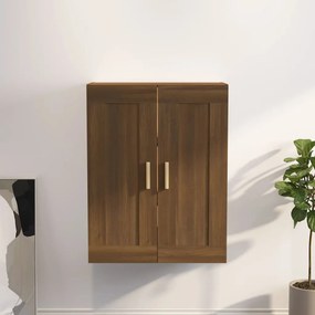 Nástěnná skříňka hnědý dub 69,5 x 32,5 x 90 cm kompozitní dřevo - Default Title