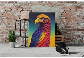 Obraz na plátně - Colorful Eagle (Barevný orel) FeelHappy.cz Velikost obrazu: 60 x 90 cm