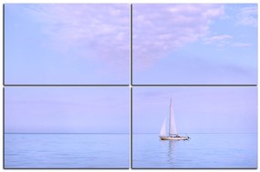 Obraz na plátně - Plachetnice na moři 1248E (90x60 cm)