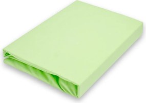 Jersey prostěradlo EXCLUSIVE světle zelené Rozměr: 160x200