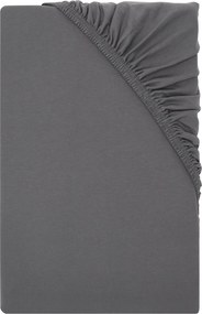 Livarno® Žerzejové napínací prostěradlo, 140-160 x 200 cm (antracitová)