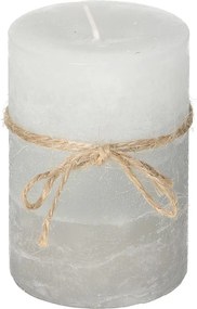 Svíčka Silvia 10cm light grey