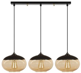 Designový lustr Cadenza 75 cm černý
