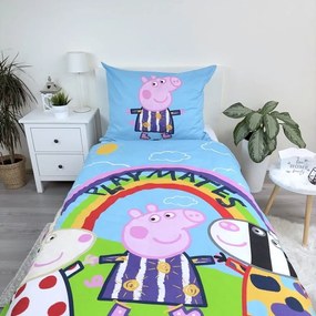 Jerry Fabrics Svítící povlečení Prasátko Peppa - 140 x 200 cm / 70 x 90 cm