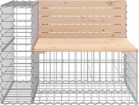 Zahradní lavice gabionový design 184x71x65,5cm masivní borovice 3196236