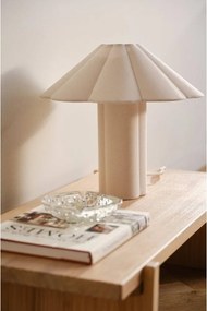 Krémová lněná stolní lampa (výška 38 cm) Gerd – Jotex