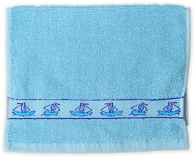 Dětský ručník KIDS modrý 30x50 cm