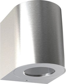 NOR 49701034 Venkovní nástěnné svítidlo Canto 2 2x6W LED nerez ocel čirá - NORDLUX