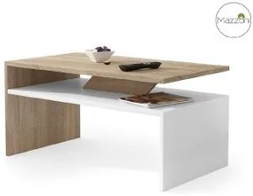 Casarredo Konferenční stolek PRIMA 90x50 cm dub sonoma/bílá