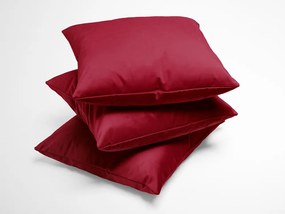 Biante Sametový povlak na polštář Velvet Premium SVP-007 Malinově červený 60 x 60 cm