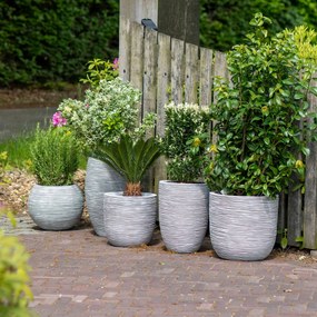 Capi Nature Rib NL Vase Elegance Deluxe Ivory Ø 50 cm / V 72 cm