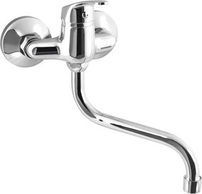Aqualine, AQUALINE 35 nástěnná baterie, 100mm rozteč, ramínko-S, chrom, 52232