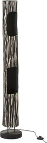 Stojací dřevěná lampa Paulownia Black 2 - Ø 21*133 cm