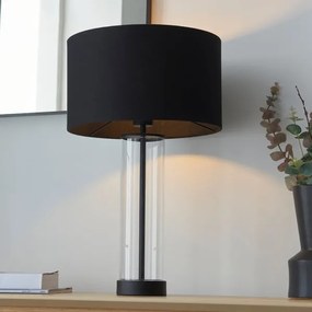 Endon 100440 - Stmívatelná stolní lampa LESSINA 1xE27/10W/230V černá