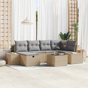 Set pohovek 6 ks polyratan 3360721