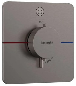 Hansgrohe ShowerSelect Comfort - Termostatická baterie pod omítku, kartáčovaný černý chrom 15581340