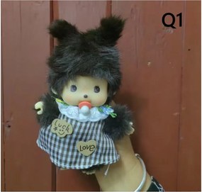 Panenka Monchhichi (mix barev) MONČIČÁK Varianta: Q1