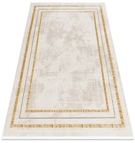 Dywany Luszczow Kusový koberec moderní DUKE 51523 krémová / zlatý Rozměr koberce: 120 x 170 cm