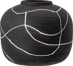Váza Niza 16,5 cm černá