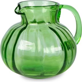 Zelený skleněný džbán The Emeralds - Ø 16*15cm/ 1400ml