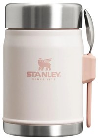 STANLEY termoska jídelní 400ml se lžíco/vidličkou Rose Quartz