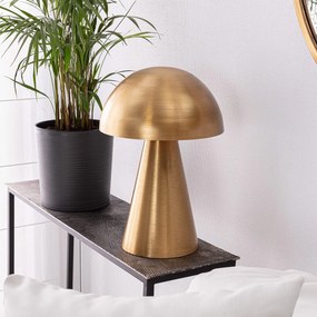 Stolní lampa Mushroom Gold 48 cm