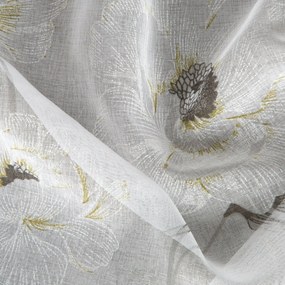 ZÁCLONA NA KROUŽCÍCH BESSY 140X250 CM VÍCEBAREVNÁ