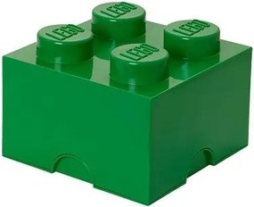 Úložný box lego úložný box 250 x 250 x 180 mm - tmavě- zelený