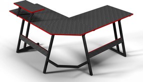 Herní stůl BG02 černý 130 cm