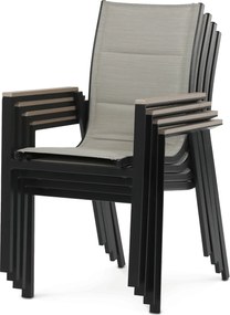 Zahradní židle FIORETTA - polywood, síťovina, hliník, více barev