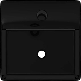 vidaXL Umyvadlo s otvorem pro baterii 38 x 30 x 11,5 cm keramika [141941] Barva: Černá