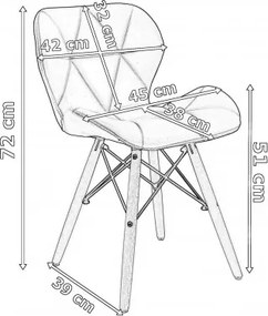 Zelené designové křesílko MURET VELVET DSW