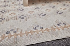 Ručne viazaný kusový koberec Sultan DESP P87 Ivory White Gold, 80x150, béžová, viacfarebná, chodba / predsieň, Diamond Carpets India