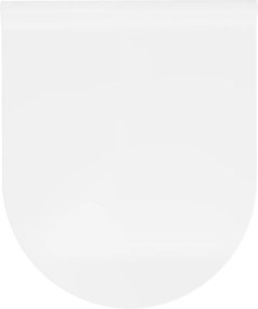Mexen zpomalující prkénko slim, duroplast, bílý lesk - 39050100